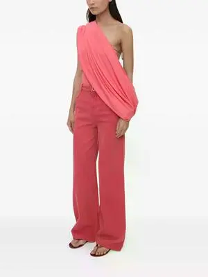 Christopher Esber Front-button Wide-leg Jeans