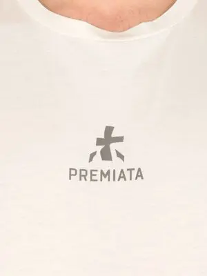 Premiata Cotton T-shirt With Logo - White