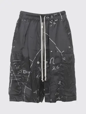 Rick Owens Printed Viscose Blend Cargo Shorts