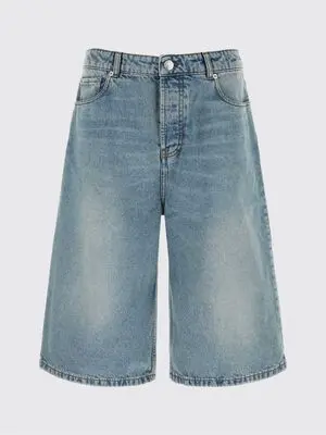 AMI Paris Cotton Denim Shorts