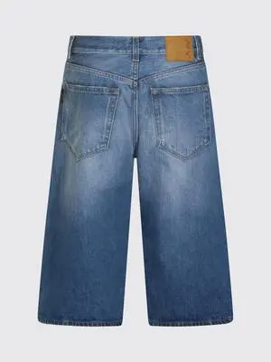 HAIKURE Cotton Denim Knee-length Shorts