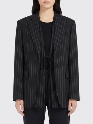 Sportmax Striped Jacket - Black