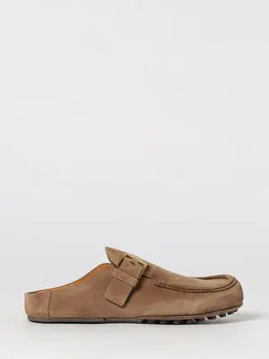 TOD'S Suede Gommino Mules With Adjustable Strap - Dark