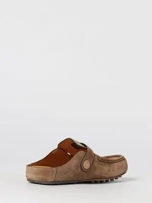 TOD'S Suede Gommino Mules With Adjustable Strap - Dark