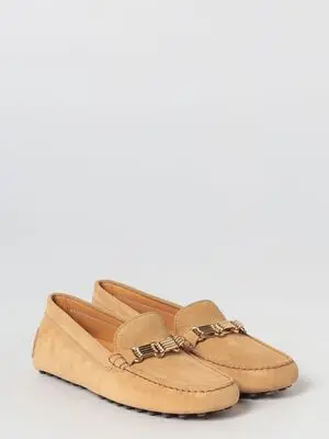 TOD'S Gommino Suede Loafers - Beige