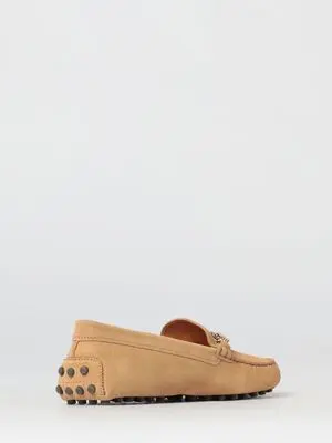 TOD'S Gommino Suede Loafers - Beige