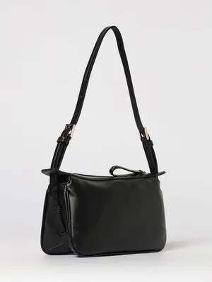 Liu Jo Faux Leather Shoulder Bag - Black