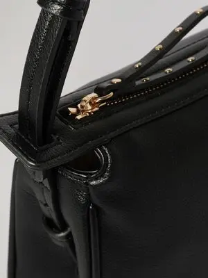 Liu Jo Faux Leather Shoulder Bag - Black