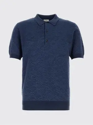 Etro Paisley Cotton Polo Shirt - Multicolor