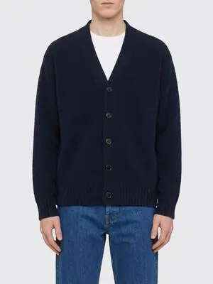 JIL SANDER Wool Cardigan - Blue