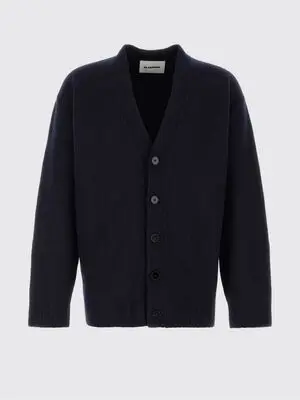 JIL SANDER Wool Cardigan - Blue