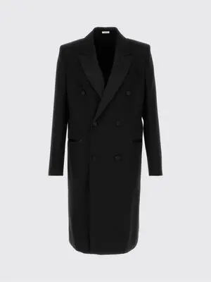 Alexander McQueen Double-breasted Wool Coat - Black