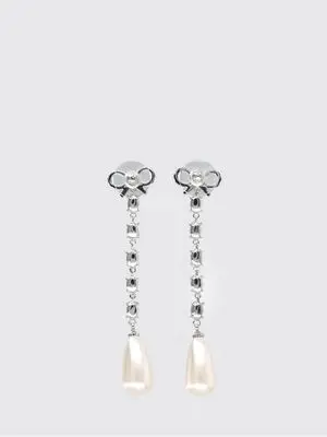 SELF-PORTRAIT Jewel Dangle Earrings With Pearl