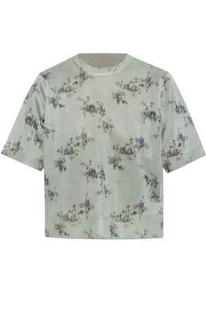 GANNI Top With Lurex Thread