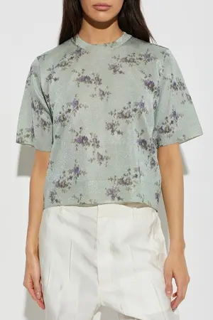 GANNI Top With Lurex Thread