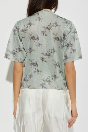 GANNI Top With Lurex Thread