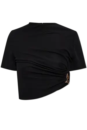 Christopher Esber Bezel Quartz Ruched T-shirt - Black