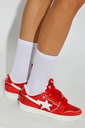 A BATHING APE Sports Shoes With Logo