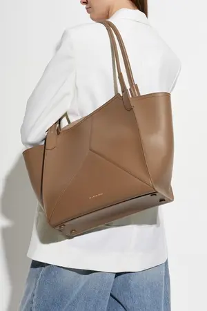 Victoria Beckham Leather Shopper Bag - Brown