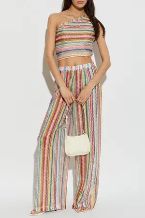 Missoni Chevron Stripe Wide-leg Trousers - Multicolour
