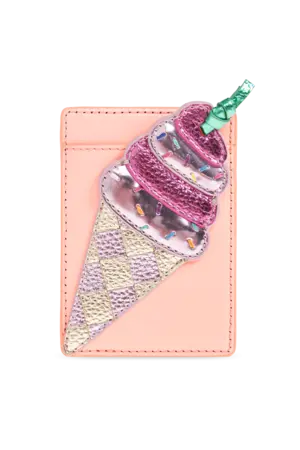 Kurt Geiger Leather Card Holder - Pink