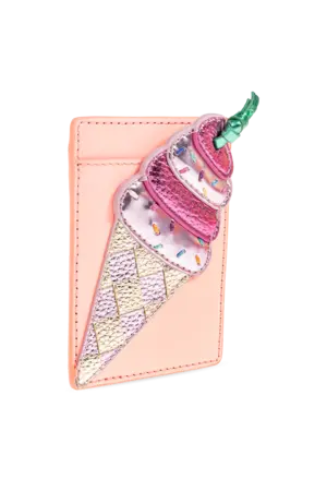 Kurt Geiger Leather Card Holder - Pink