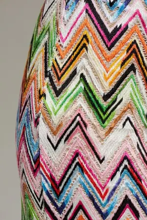 Missoni Wide-leg Chevron Trousers - Multicolour