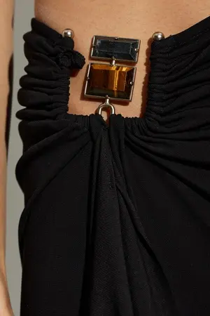 Christopher Esber Bezel Quartz Cascade Skirt