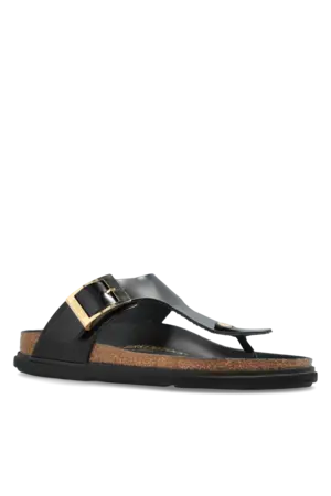 BIRKENSTOCK Gizeh Buckled Flip-flops - Black