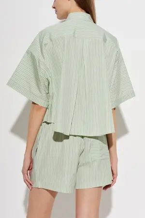 Rag & Bone Striped Cotton Shirt - Green