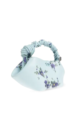 GANNI Floral Motif Handbag - Blue