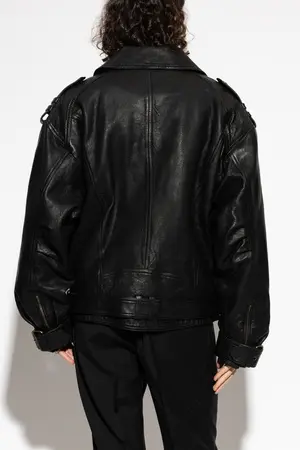 Balmain Leather Biker Jacket