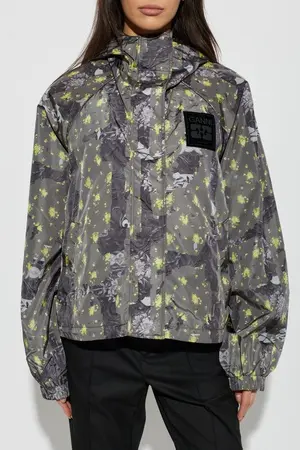 GANNI Hooded Jacket - Grey