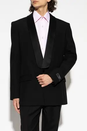 Balmain Wool Blazer With Single Vent