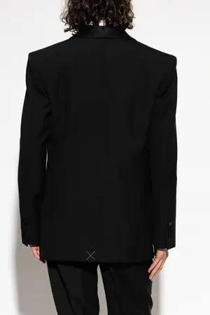 Balmain Wool Blazer With Single Vent