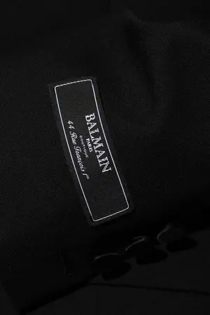 Balmain Wool Blazer With Single Vent