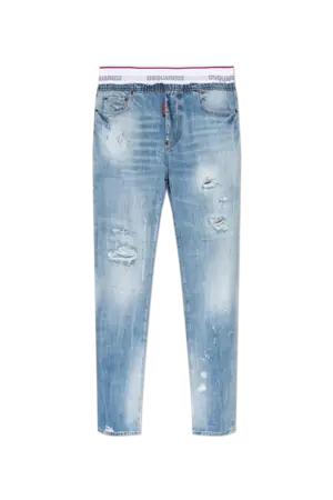 Dsquared2 Frayed Jeans For Men