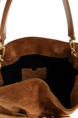 Balmain Anthem Medium Handbag - Brown