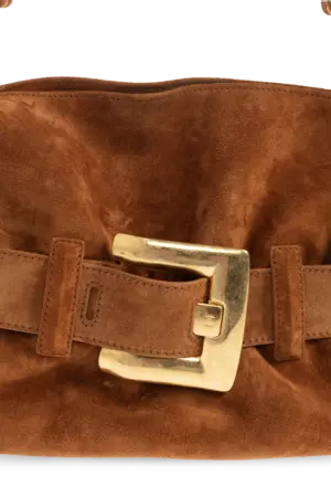 Balmain Anthem Medium Handbag - Brown