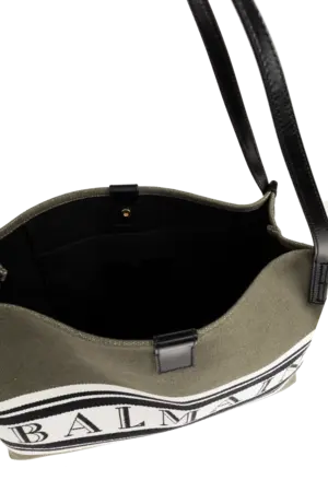 Balmain Release Medium Shopper Bag - Beige