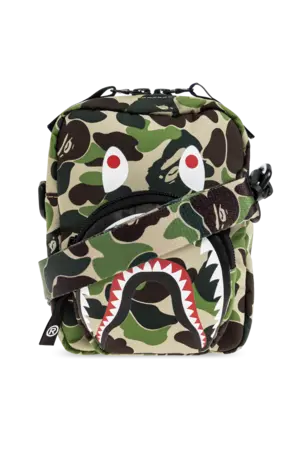 A BATHING APE Printed Shoulder Bag - Green