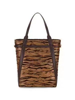 Elisabetta Franchi Shopper Bag With Tiger Print