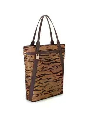 Elisabetta Franchi Shopper Bag With Tiger Print