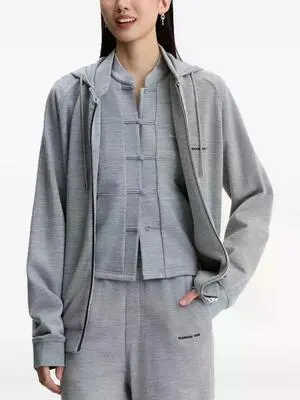 Shanghai Tang Knot-front Jacket - Grey