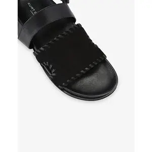 Kurt Geiger Baker Flat Sandals - Black