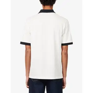 Fred Perry X Meyba Monogram-print Cotton Polo Shirt - Ecru