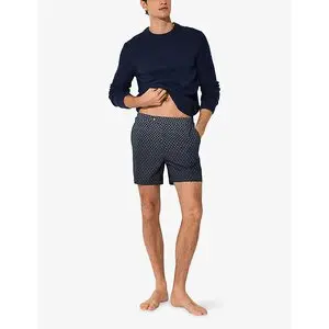REISS Geo-print Swim Shorts