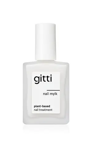GITTI Nail Mylk Strengthening Treatment Polish - White