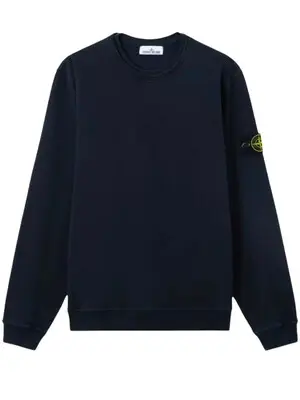 Stone Island Crew Neck Sweatshirt - Blue