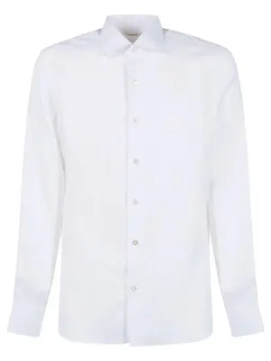 BORRIELLO NAPOLI Linen Long-slevee Shirt